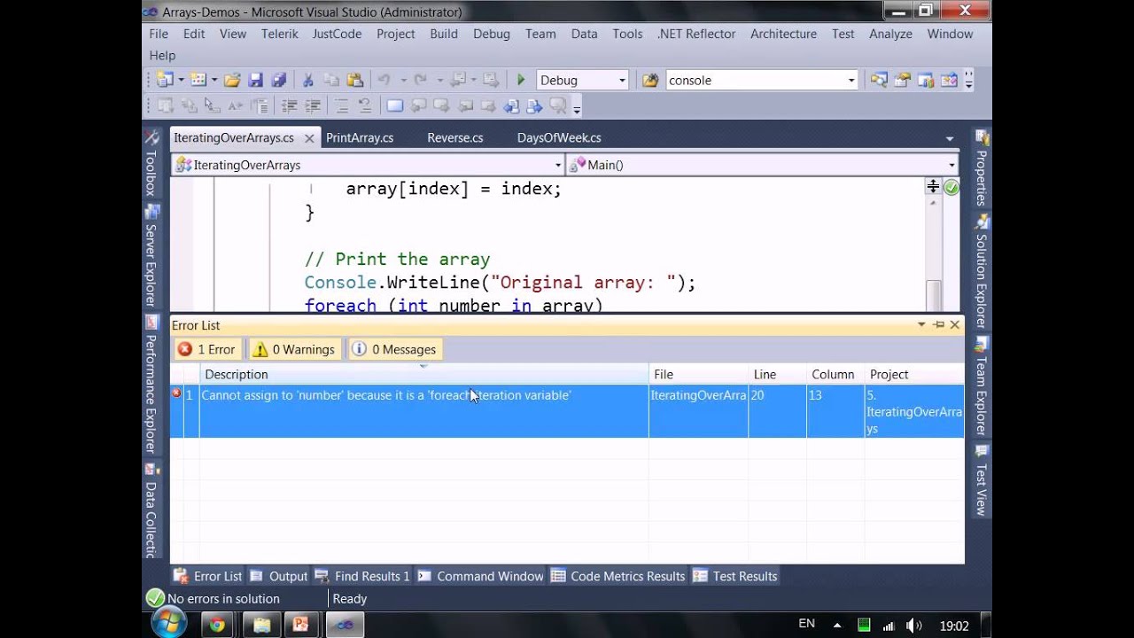 Arrays 2011 Youtube