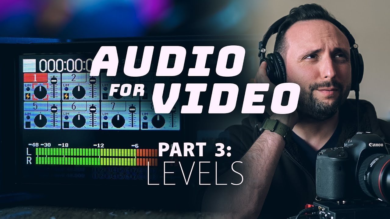How To Set Audio Levels Audio For Video Part 3 Youtube