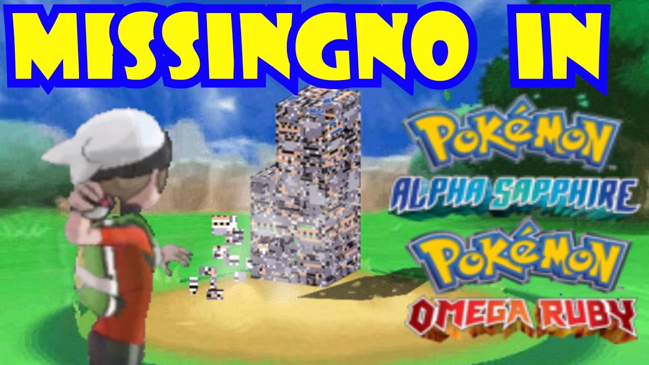 How To Find Missingno In Pokemon Oras Youtube