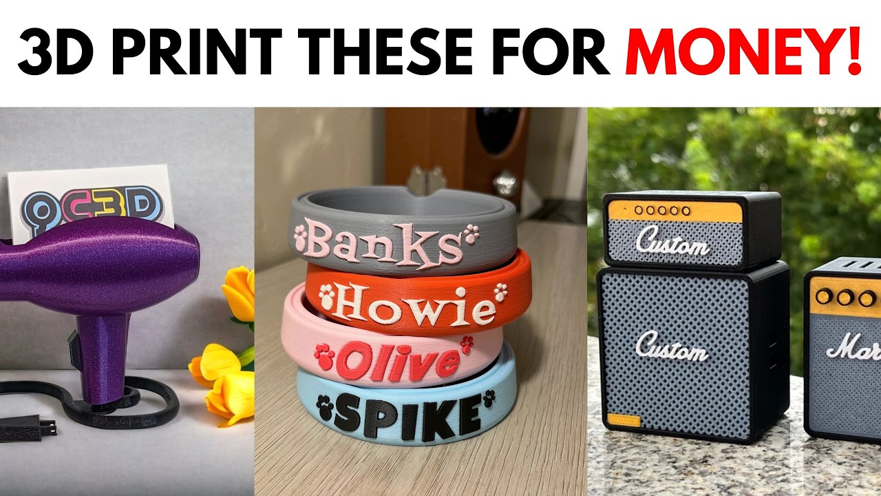 10 Most Profitable 3d Prints You Can Sell Right Now Youtube