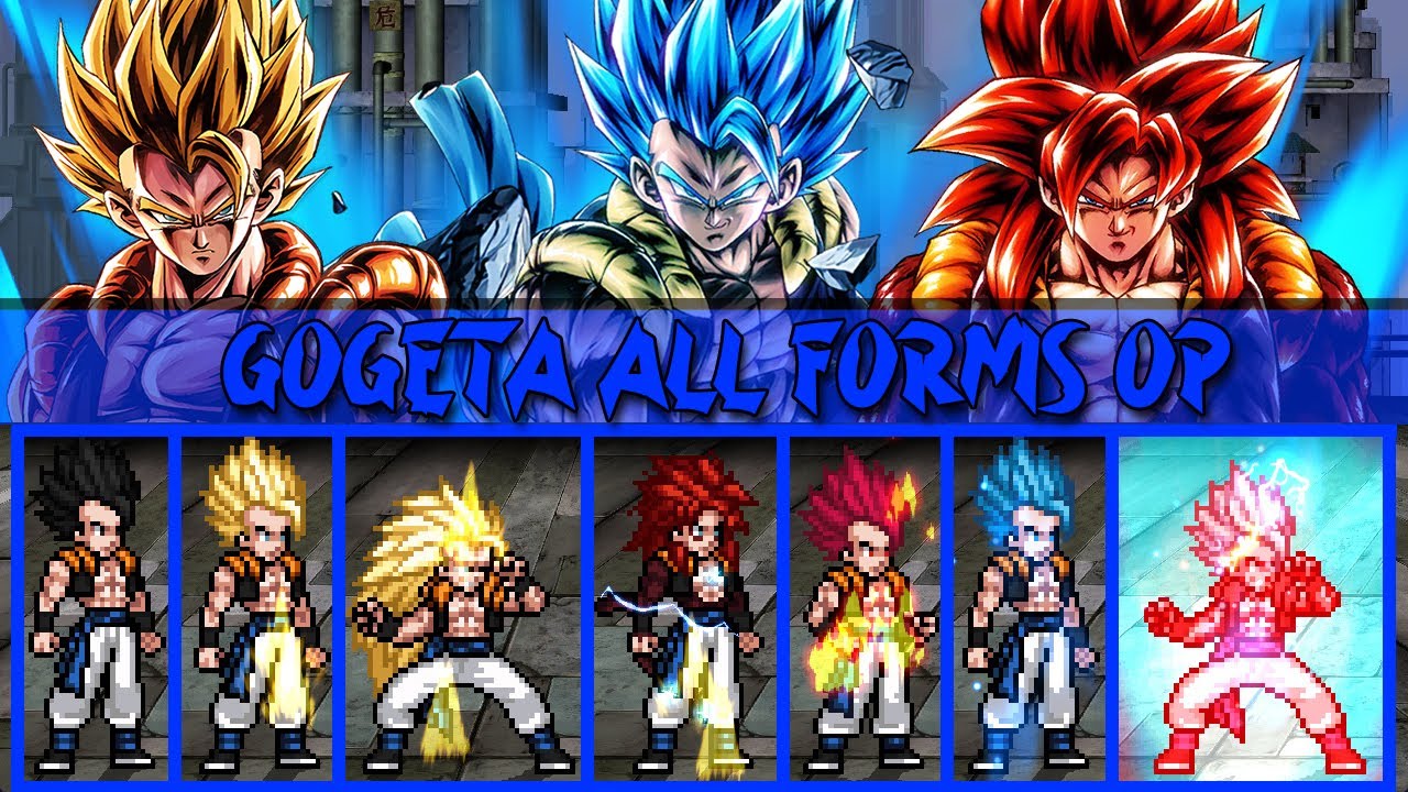 Mugen Char Gogeta All Forms Op Edit By Htdd Youtube