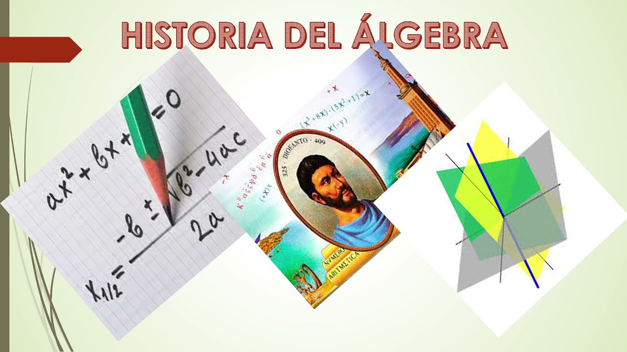 Historia Del Algebra Linea Del Tiempo Youtube