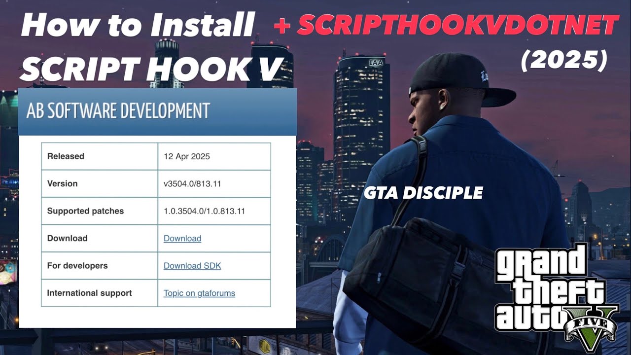 How To Install Script Hook V 2025 Gta 5 Mods Legacy Edition Youtube