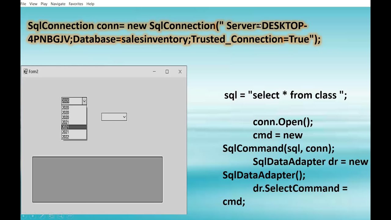 Combobox Tutorial C At Edward Oneal Blog