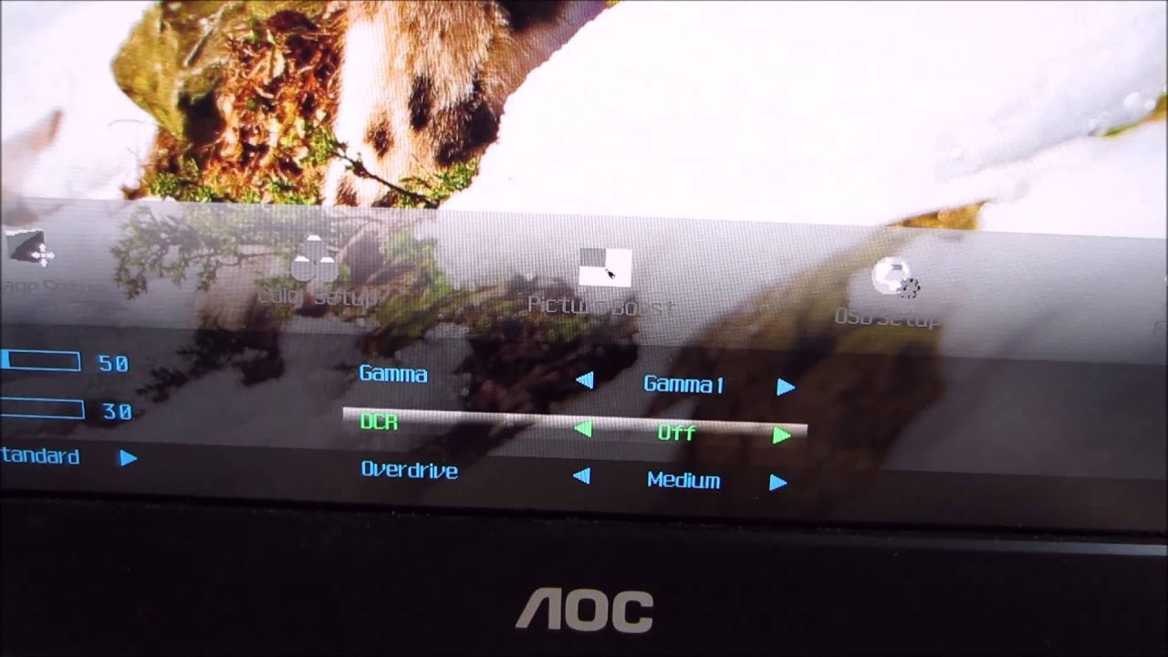 Aoc Q2770pqu Menu System Osd Youtube