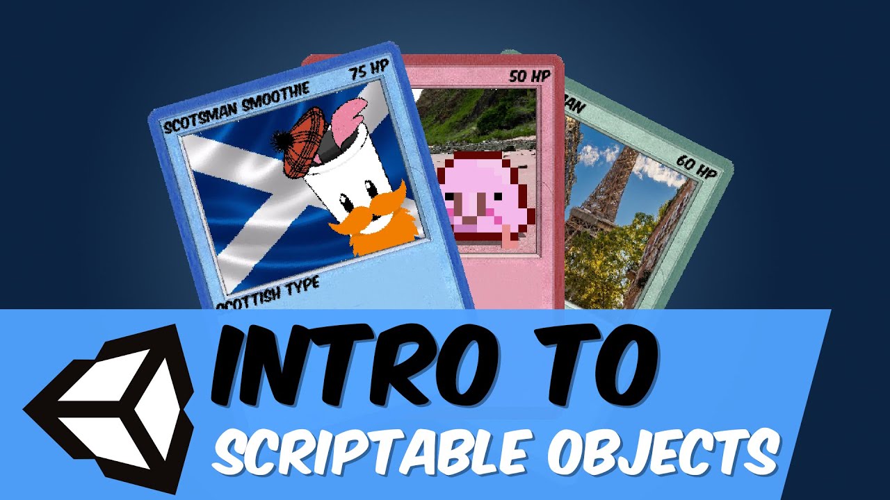 A Quick Intro To Scriptable Objects Unity Beginner Tutorial Youtube
