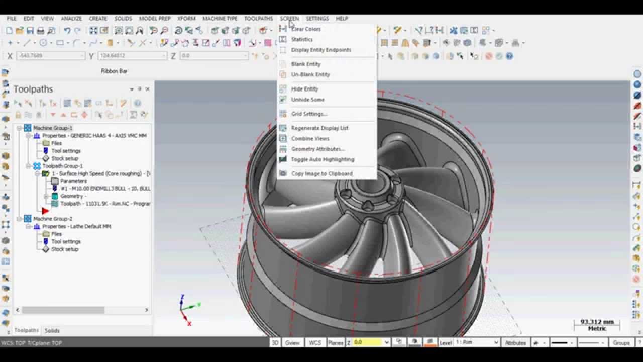 Mastercam Tuto N 001 Presentation Youtube