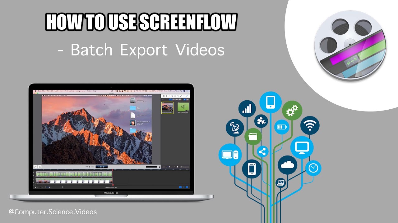 How To Batch Export Videos Using The Screenflow Application On A Mac
