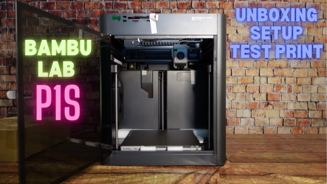 Bambu Lab P1s Unboxing Setup Youtube