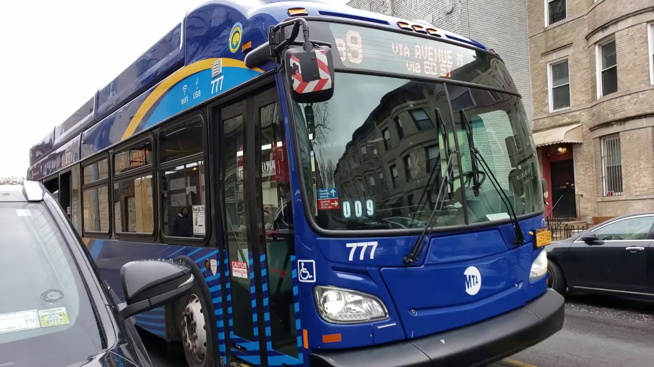 Mta Nyct Bus New 2017 New Flyer Xn40 777 On B9 To Bay Ridge Shore Rd