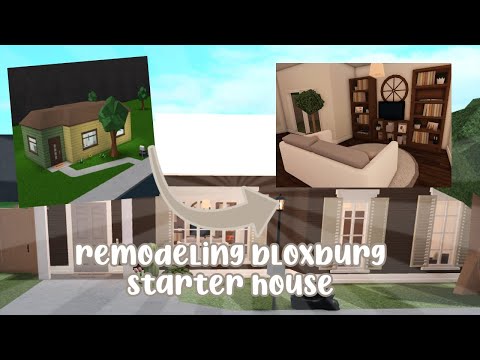 Remodeling The Bloxburg Starter House Aesthetic Speedbuild Iimxffina