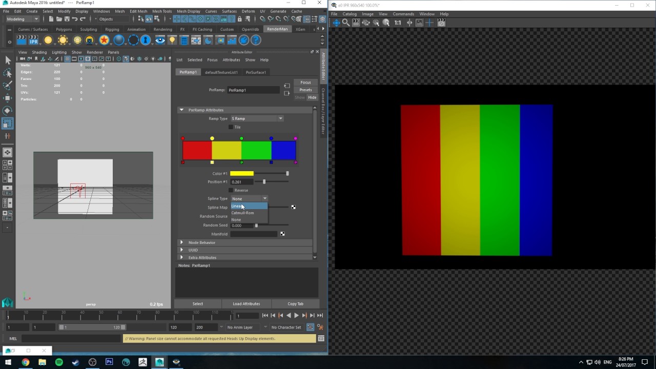 Renderman 21 Pxr Ramp Tutorial Youtube
