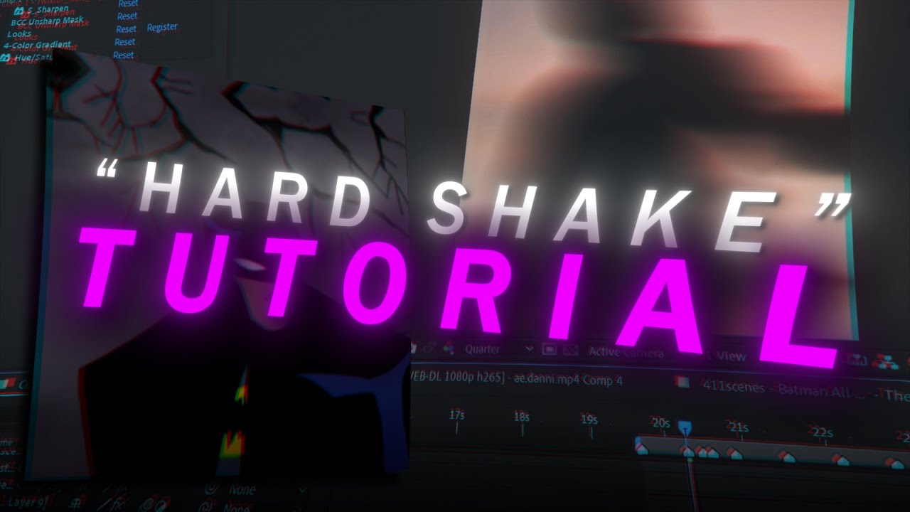 Hard Shake Tutorial After Effects Guide Youtube