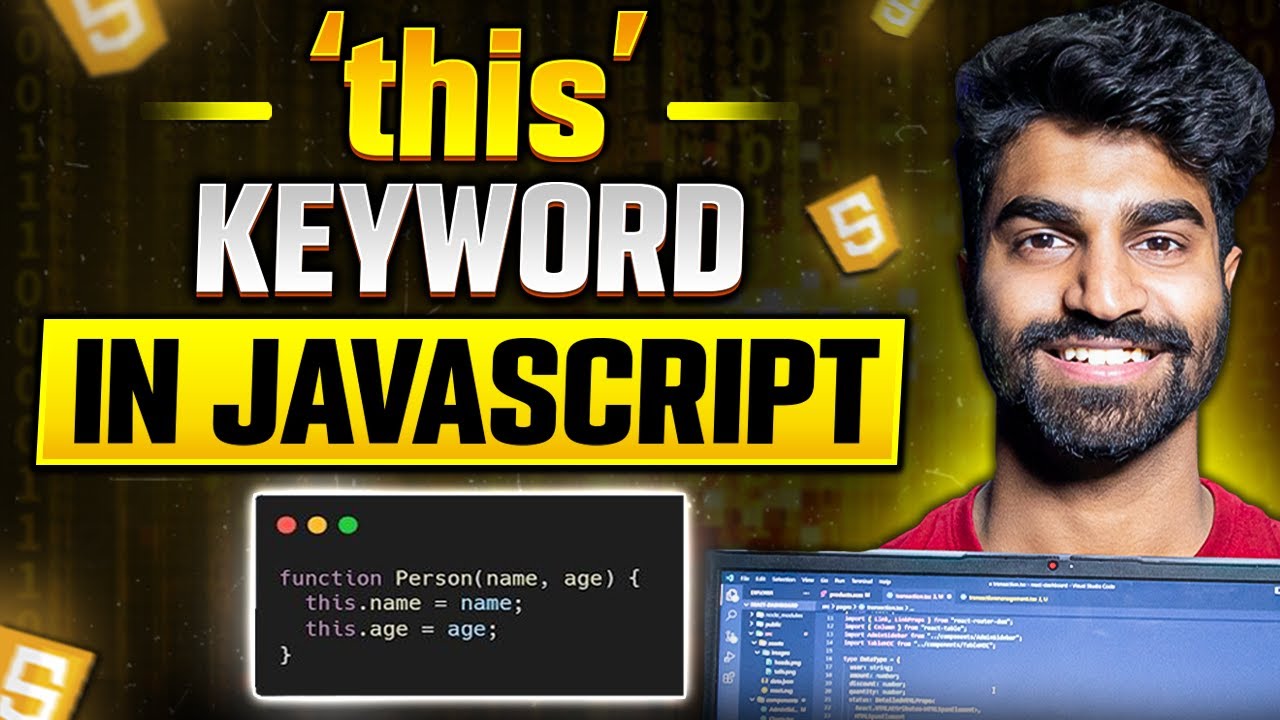 This Keyword In Javascript Call Apply Bind Youtube