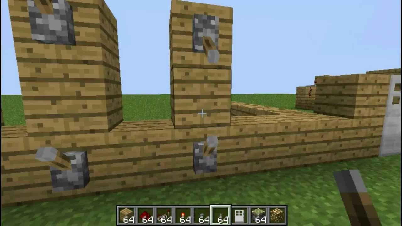 Minecraft Door Lock Tutorial Youtube