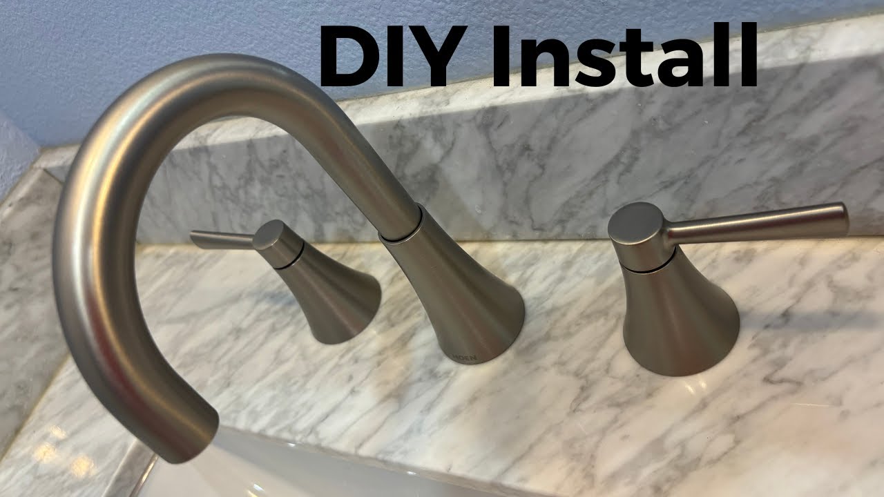 How To Install A Moen Faucet Youtube
