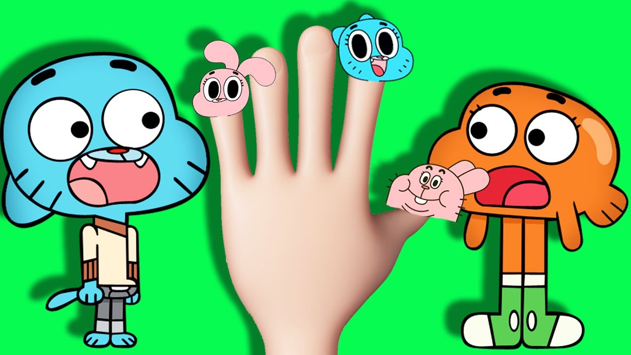 Amazing World Of Gumball Finger Family Gumball Darwin Nursery Rhyme