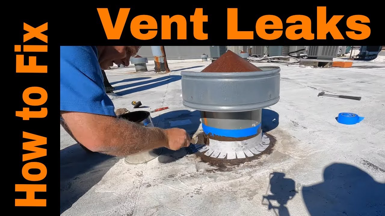 How To Repair A Chimney Pipe Flashing Leak Easy Permanently Diy Cheap