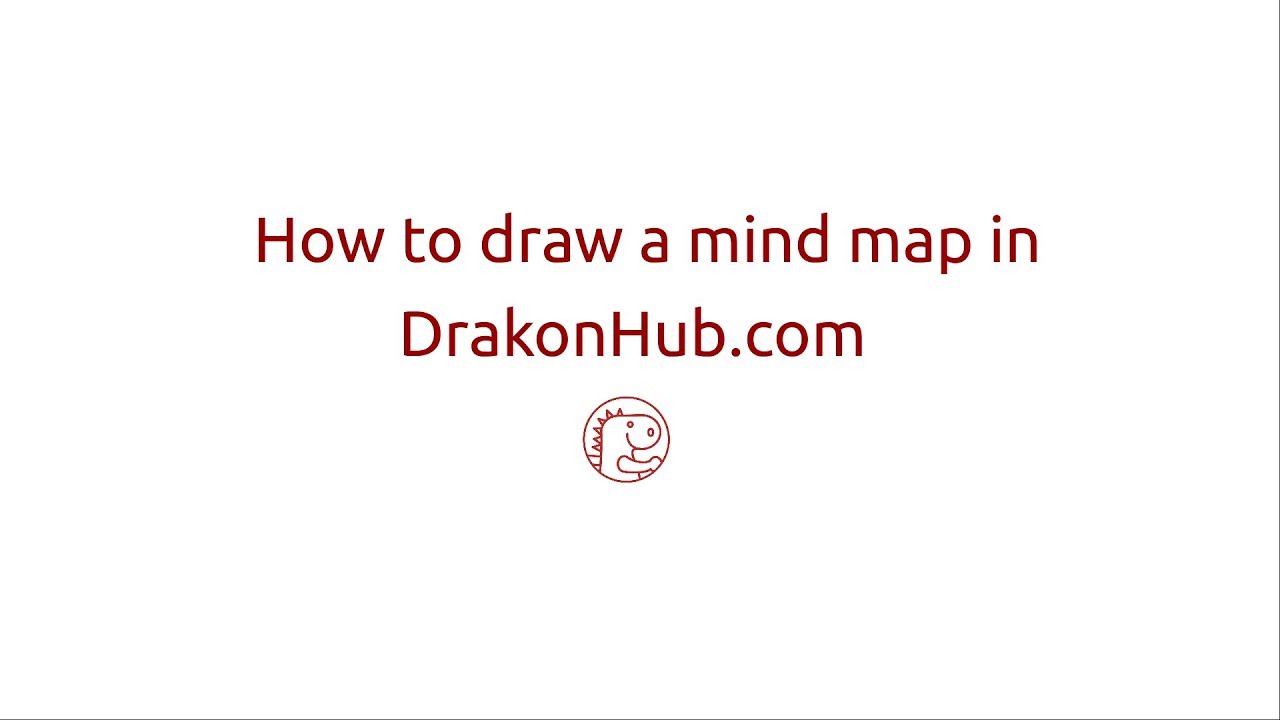 How To Draw A Mind Map In Drakonhub Youtube