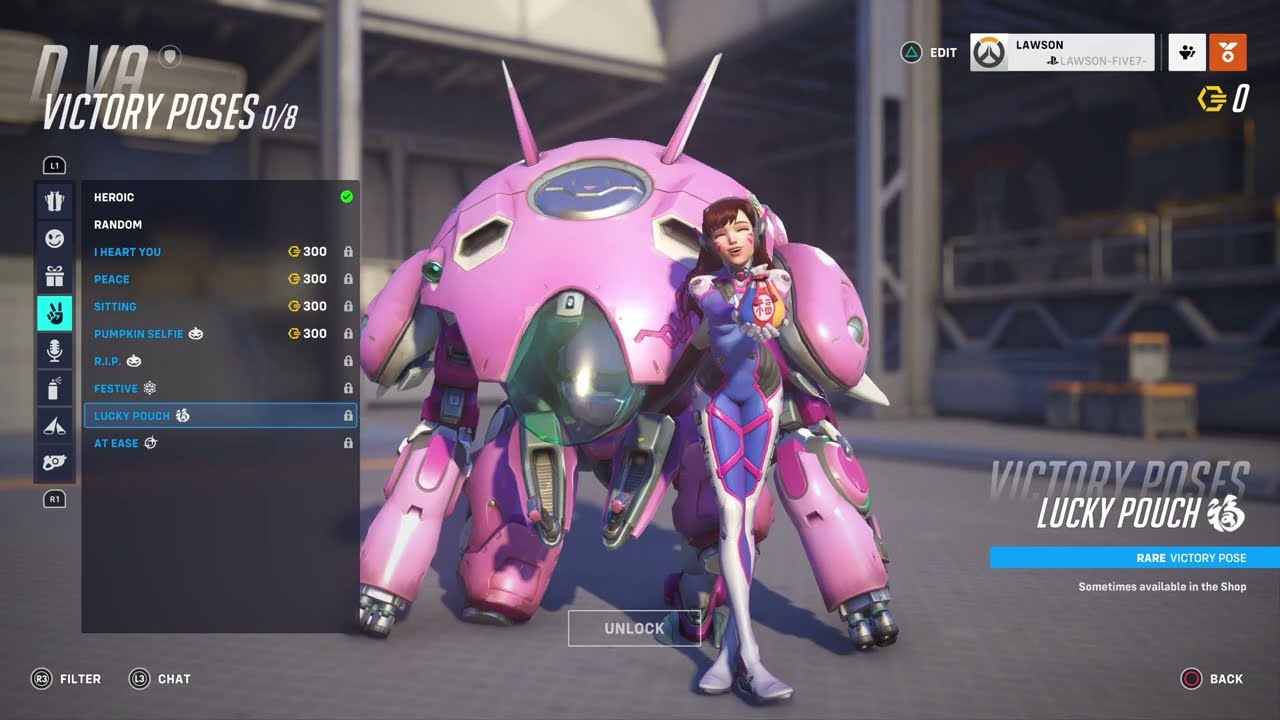 All D Va Victory Poses Overwatch 2 Youtube