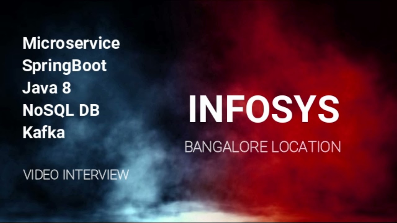 Selected Infosys Java Microservice Spring Boot Real Time Interview