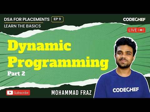 Dynamic Programming Part 2 Dsa For Placements Basics To Ace It Ep