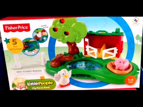 Pig Pen Pond By Fisher Price Little People Play Set Youtube