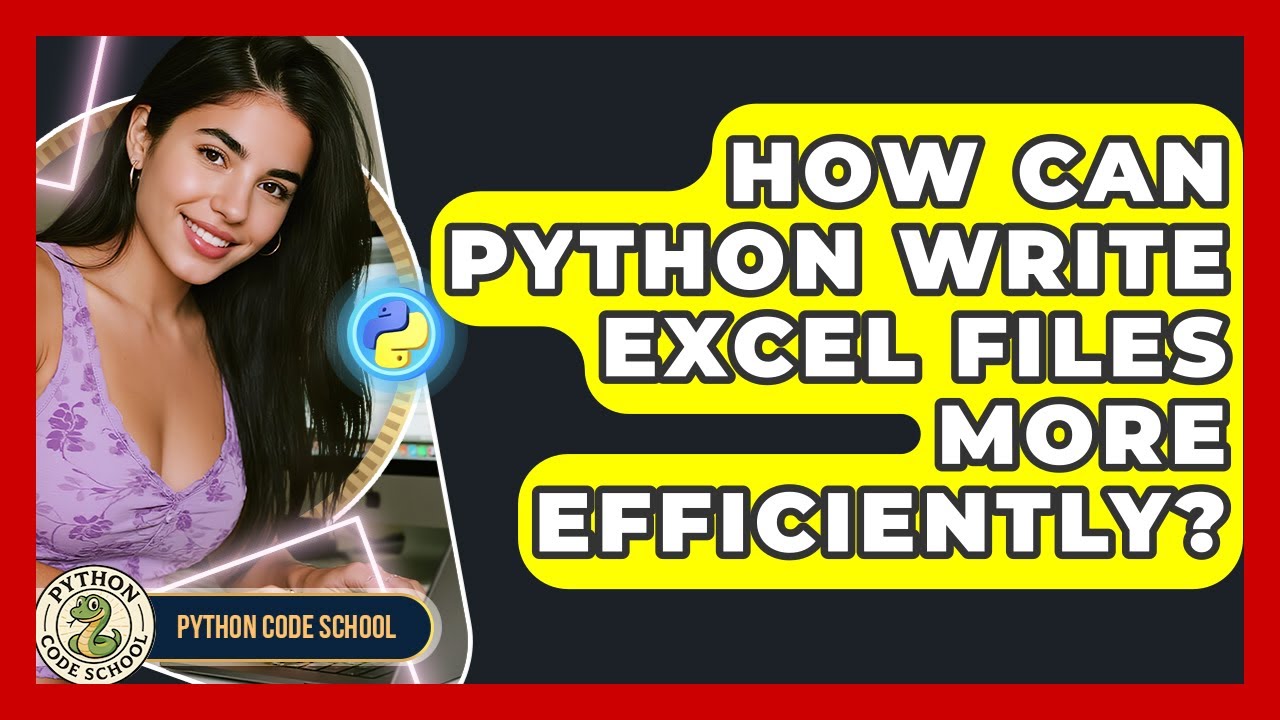 How Can Python Write Excel Files More Efficiently Python Code School