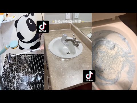 Satisfying Bathroom Cleaning Asmr Tiktok Compilation рџ ј Bubbles Asmr
