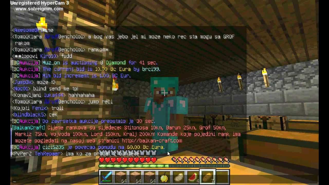 Minecraft Auction Plugin Youtube