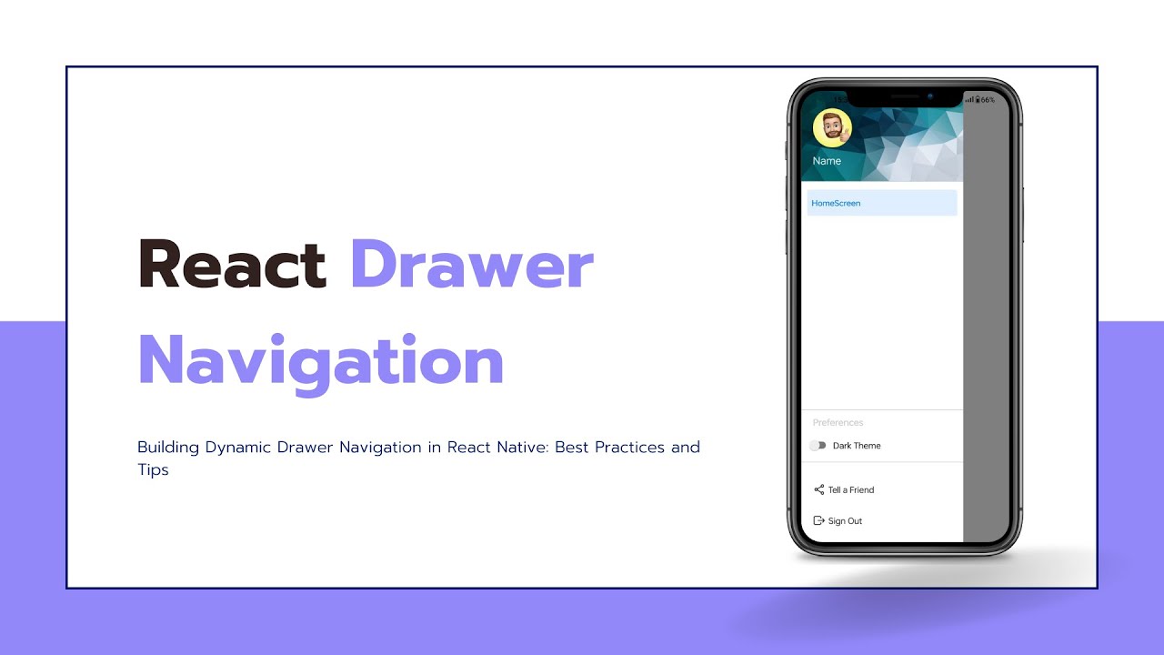 Drawer Navigator En React Native Youtube