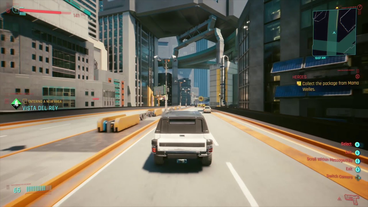 Cyberpunk 2077 Xbox One X 4k Daytime Gameplay And Performance V 1 0 0