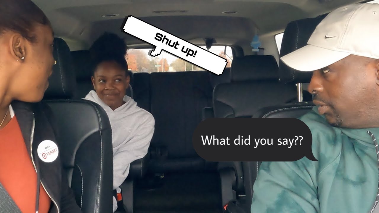 Telling My Dad To Shut Up Prank Youtube