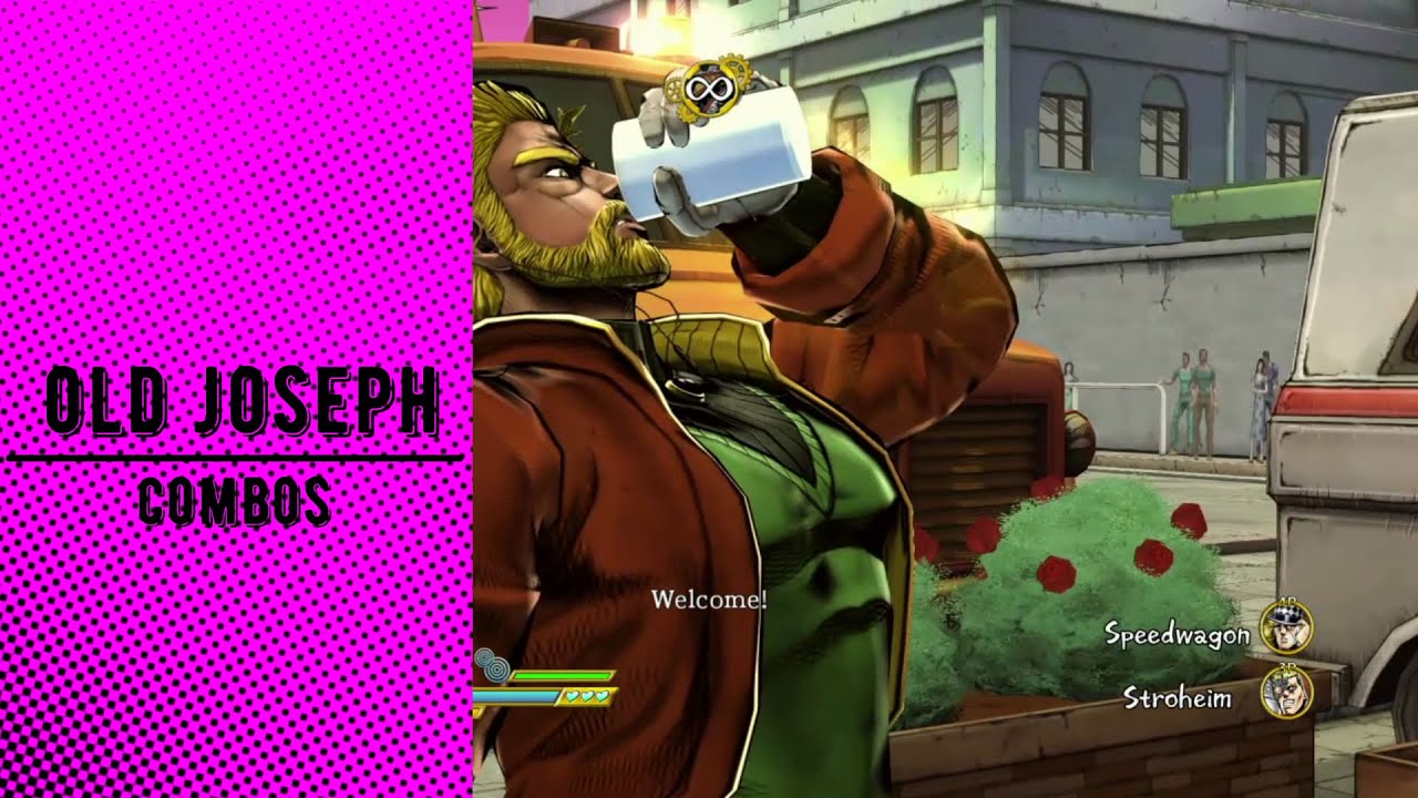 Jjba Eyes Of Heaven Old Joseph Combos Youtube