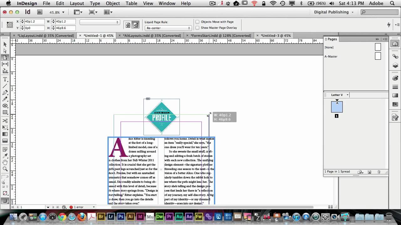 Adobe Indesign Cs6 My Top 6 Favorite Features Youtube