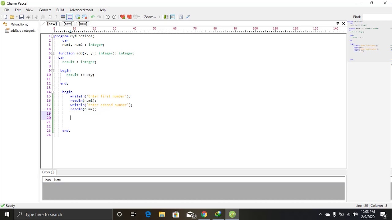 Pascal Functions Youtube