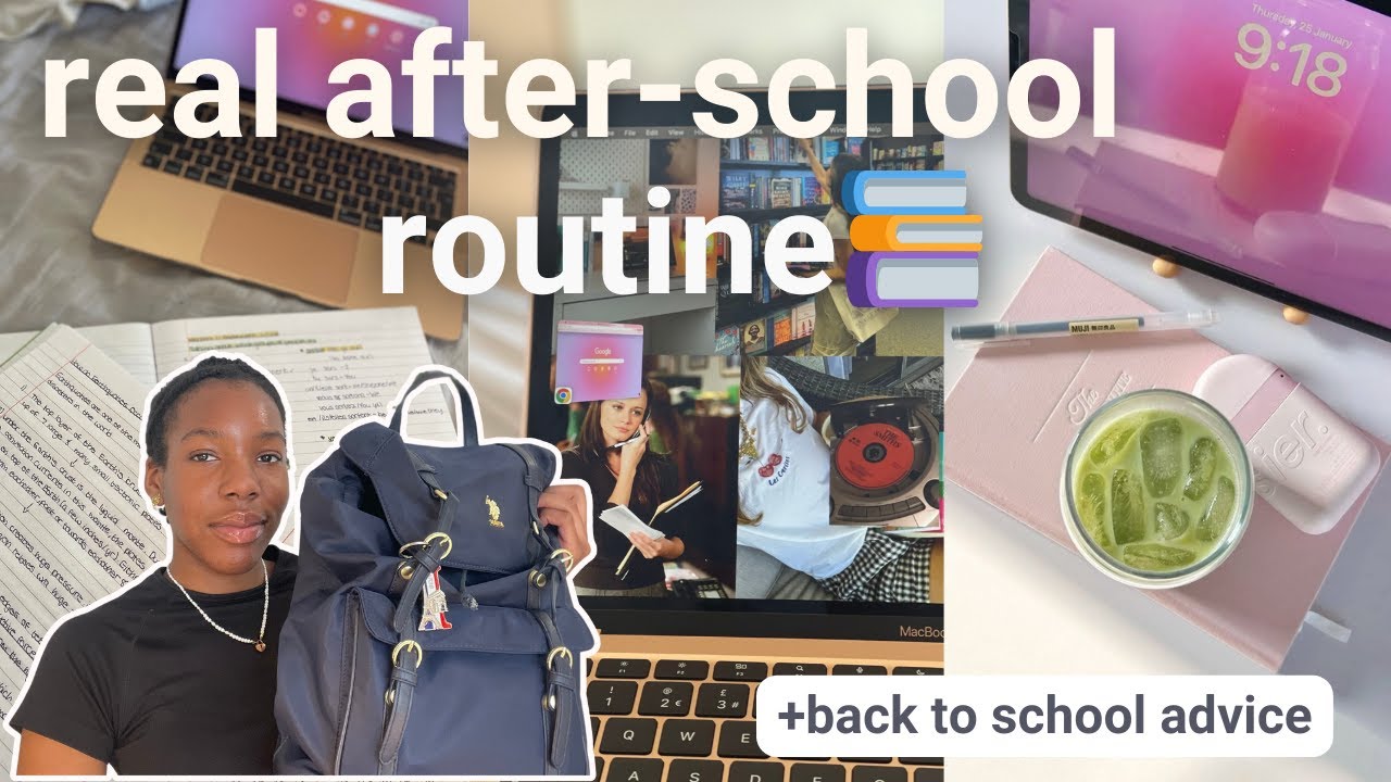 After School Routine Realistic Study Advice Youtube