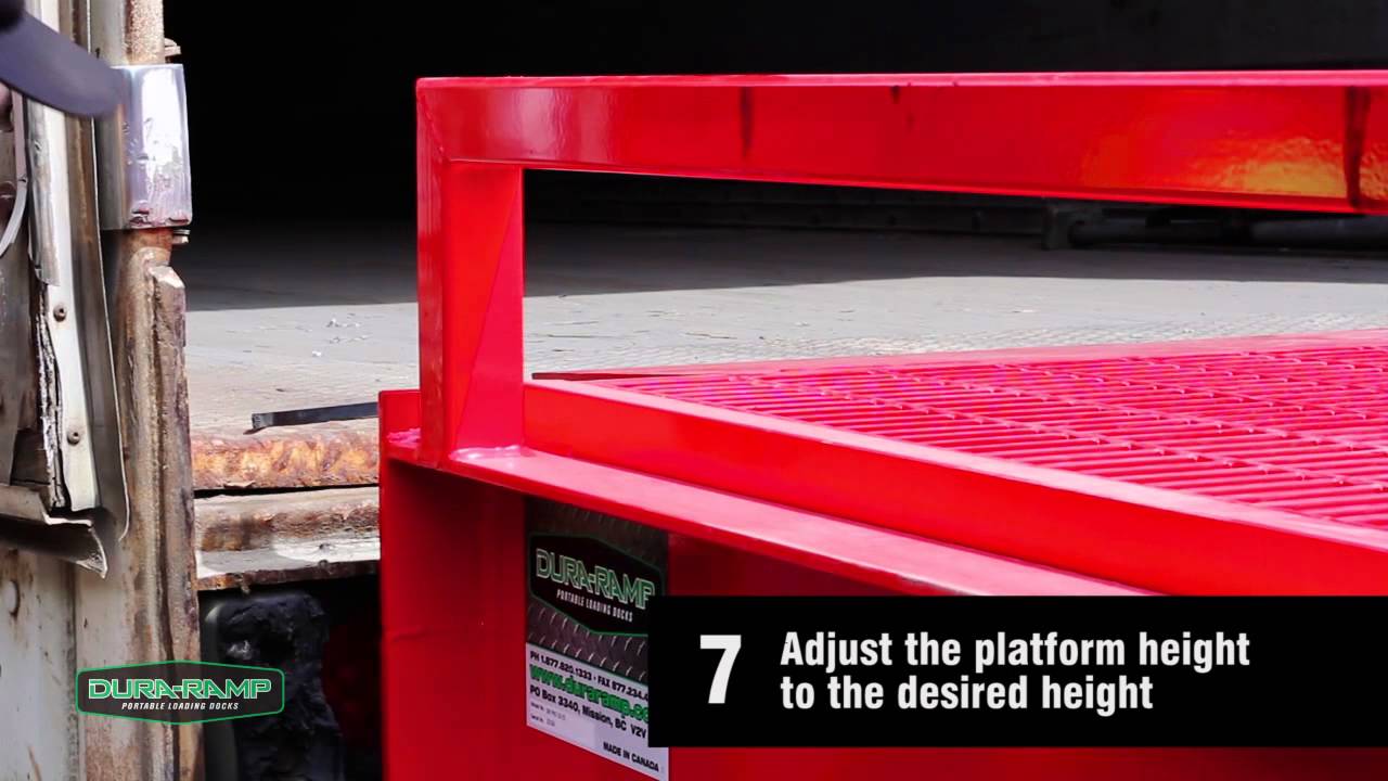 Loading Ramp Setup Safety Procedures Youtube
