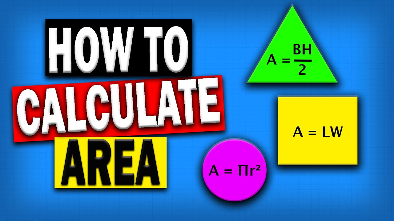 Area Explained Rectangles Triangles Circles Functional Skills
