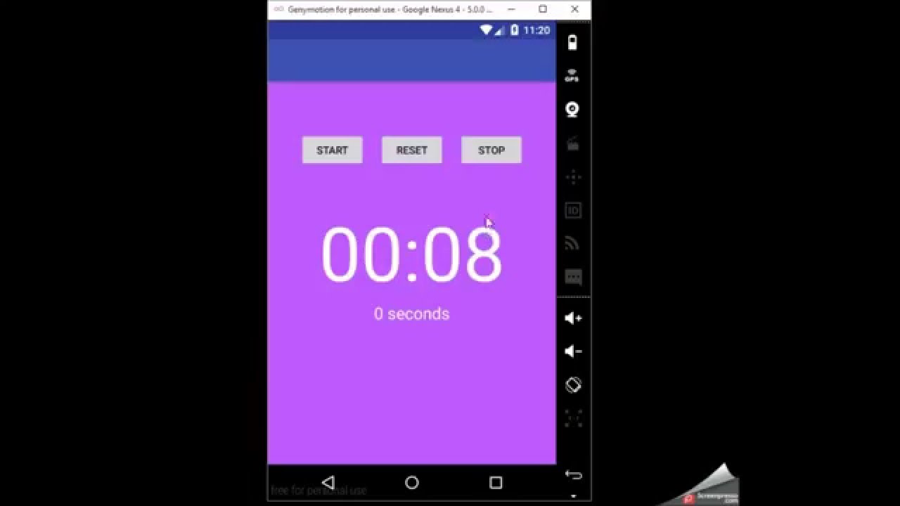 Android Chronometer Stopwatch Example At Michael Goodwin Blog