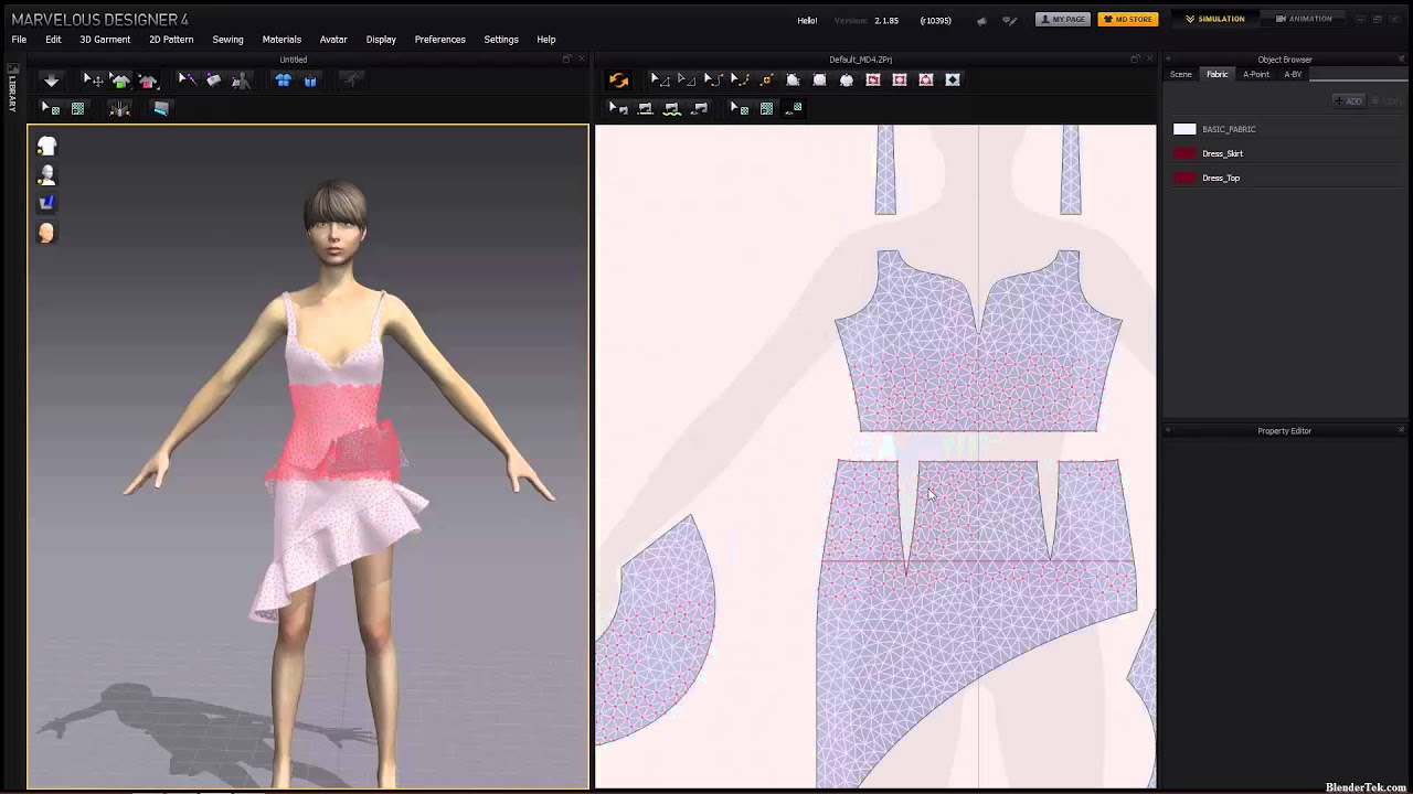 Marvelous Designer Cloth Simulator 101 Ep 1 The Ui And Basics Of Md