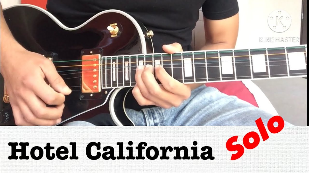Como Tocar El Solo De Hotel California Guitar Power Youtube
