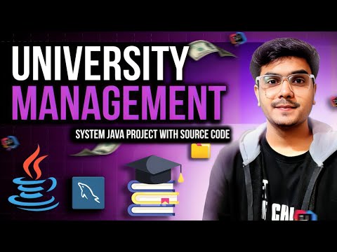 University Management System End Java Project Youtube