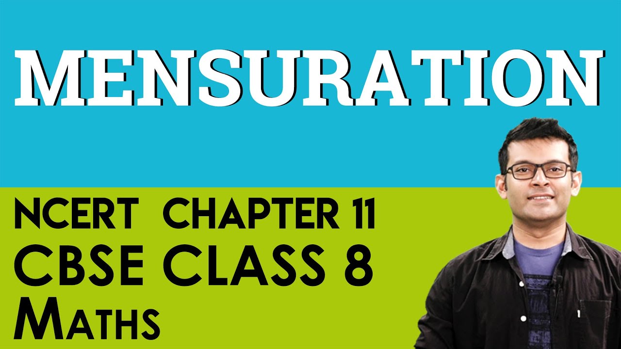 Mensuration Cbse Class 8 Youtube