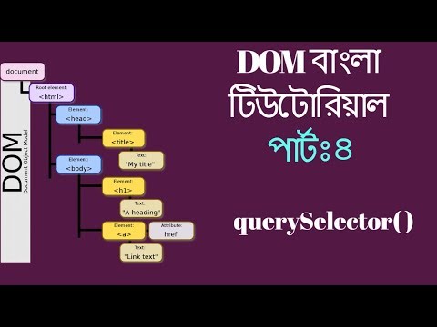 Bangla Javascript Dom Tutorial 4 The Query Selector Youtube