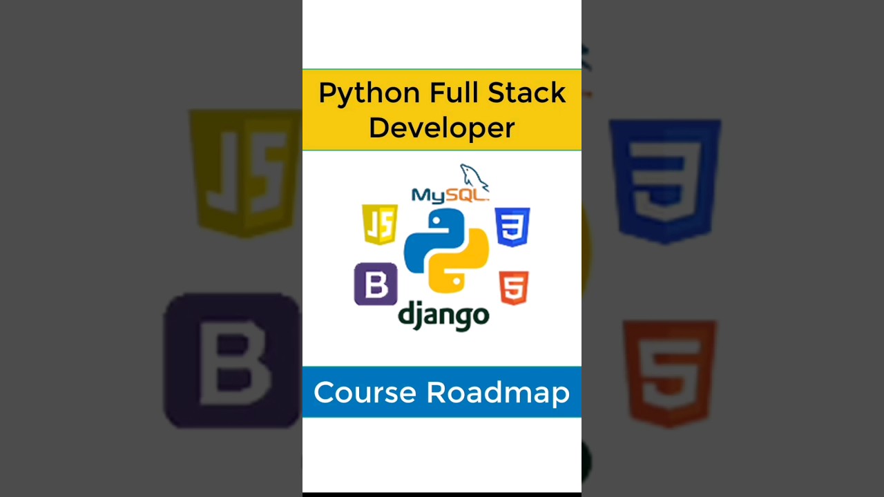 Python Full Stack Developer Roadmap Shorts Youtube