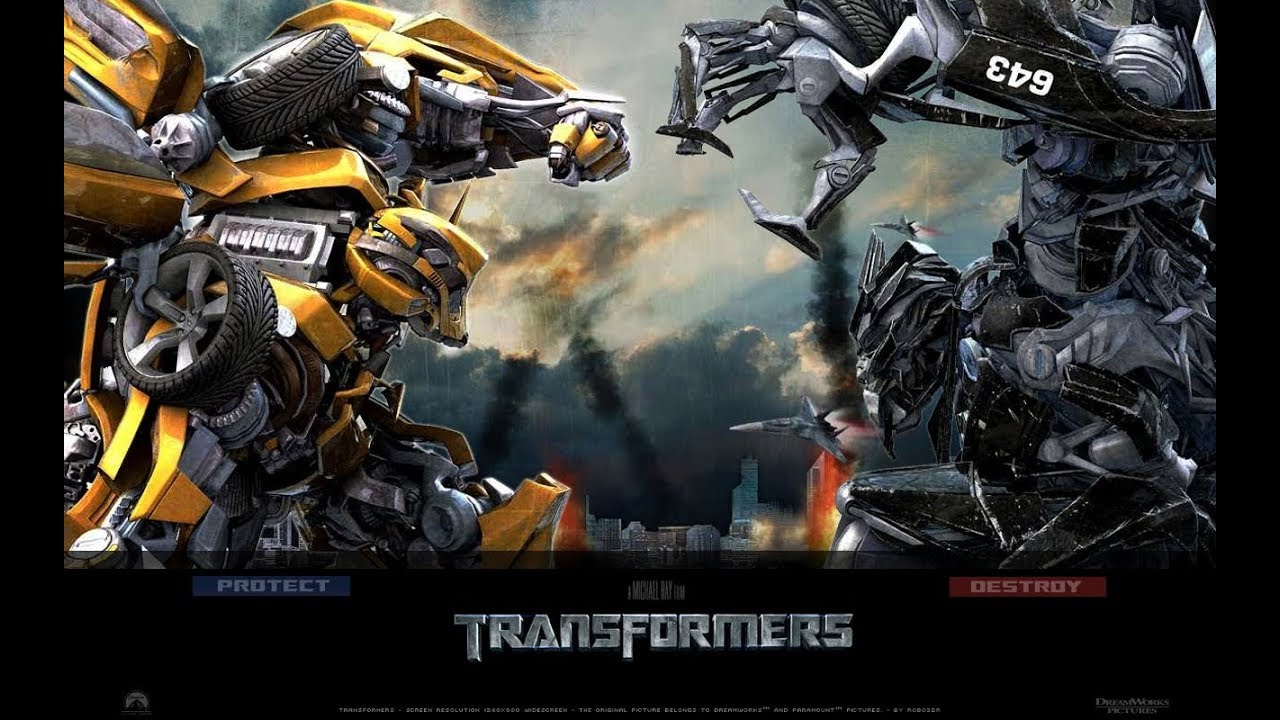 Bumblebee Vs Barricade Transformers The Movie Youtube