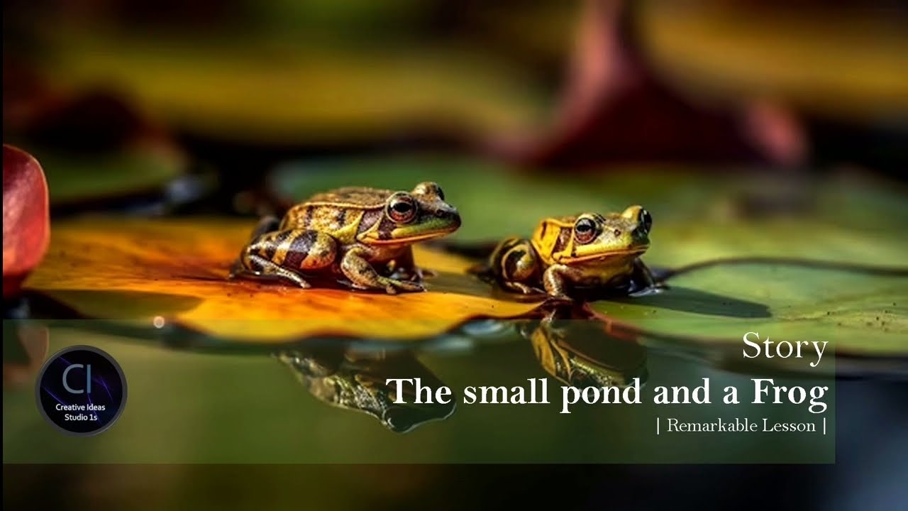 Small Pond And A Frog How To Create A Small Frog Pond Kids Stories