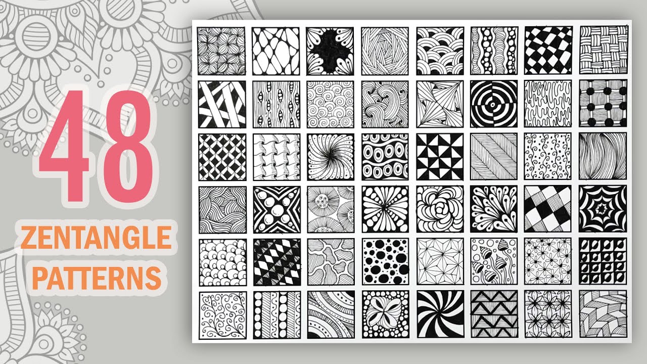 Zentangle Art Patterns